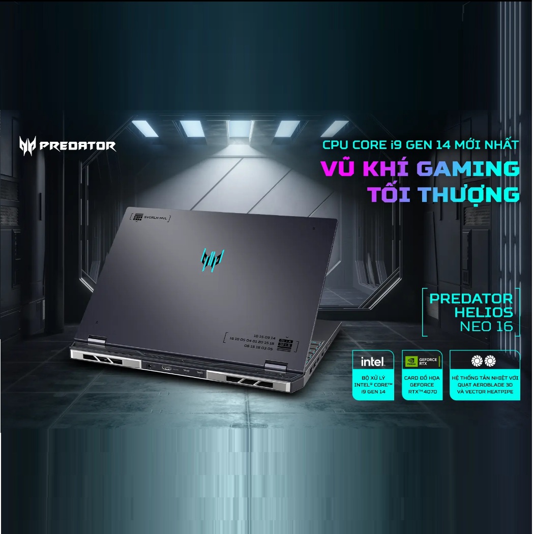 Acer Predator Helios 16 Neo (2024) Core™ i9-14900HX/ 16GB RAM/ 1TB SSD ...