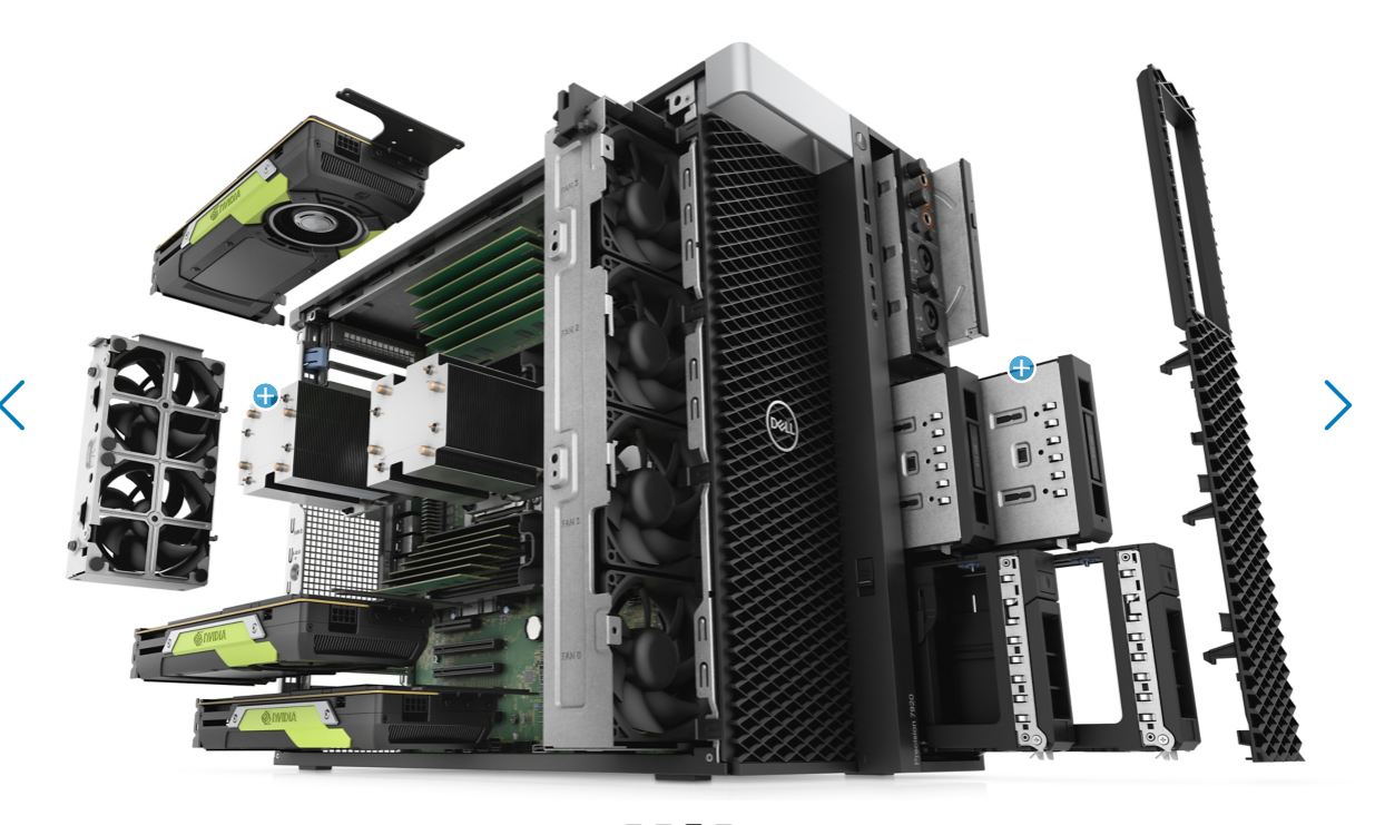 Dell Precision 7920 Workstation Intel Xeon Silver 4114 3.0GHz/ 512G Ram ...